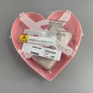 IKEA | Accents | Ikea Upplyst Led Wall Lamp Heart Pink Girls Decor New ...
